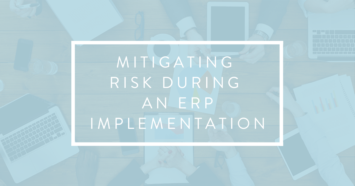 Mitigating Risk During an ERP Implementation